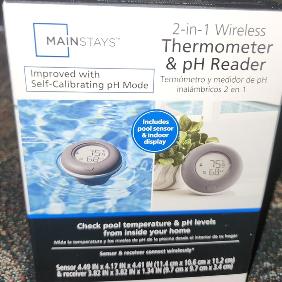 Mainstays | Other | Mainstays Wireless Thermometer Ph Reader With ...